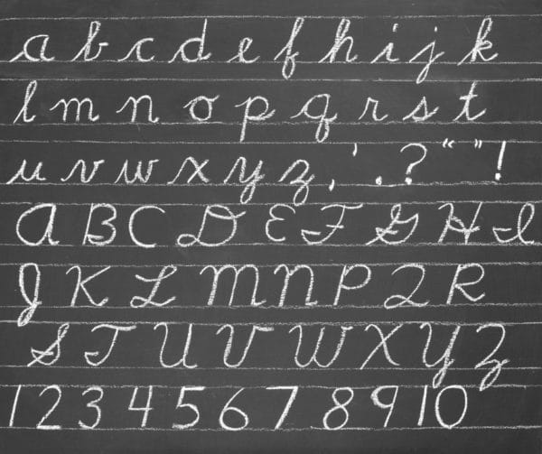 The Art of Cursive Handwriting - Green Dragon Books