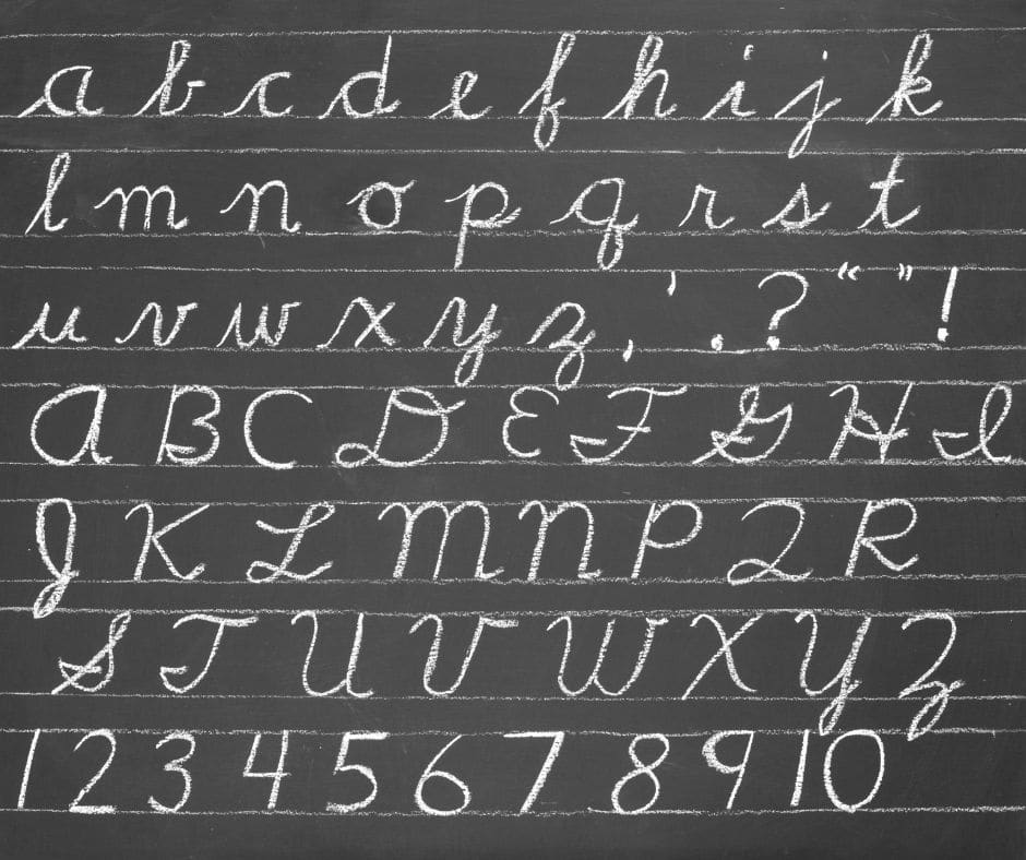 The Art of Cursive Handwriting - Green Dragon Books